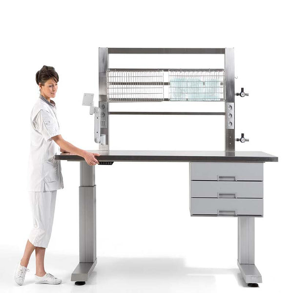 Packing Tables – Ergonomic and Height Adjustable – Med-Con Pty. Ltd.